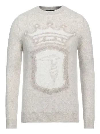 TRUSSARDI Sweater In Polyamide, Mohair Wool, And Virgin Wool Blend - Grey