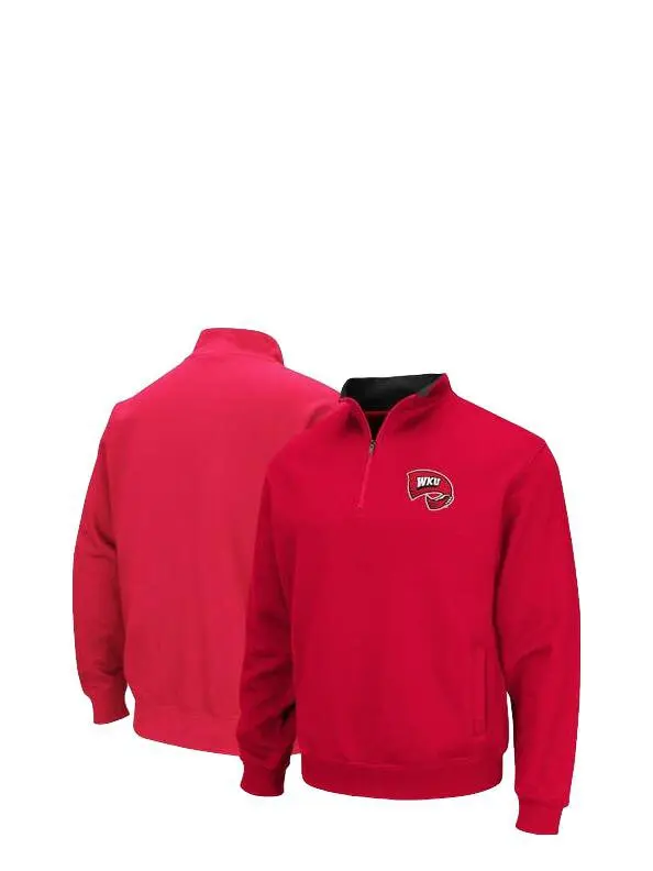 COLOSSEUM Western Kentucky Hilltoppers Tortugas Quarter-zip Sweatshirt - Red