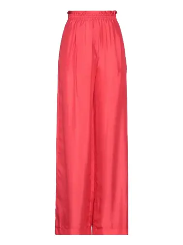 SOLOTRE Wide Leg Pants - Red