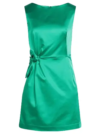P.a.r.o.s.h Mini Dress - Emerald Green