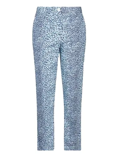 P.a.r.o.s.h Leopard-print Tapered Pants - Blue