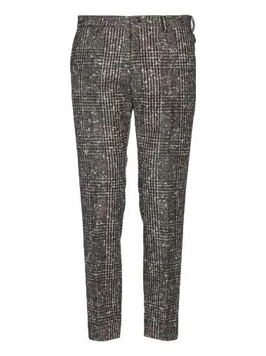 Dolce & Gabbana Tartan Wool Blend Chinos - Beige