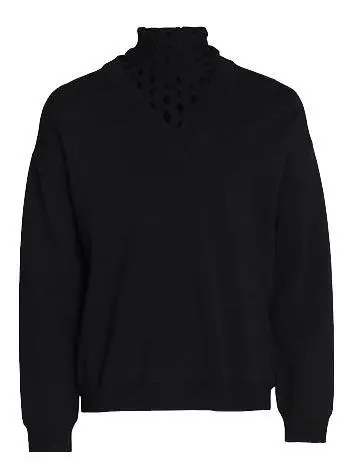 Valentino Garavani Turtleneck Knit Top - Black