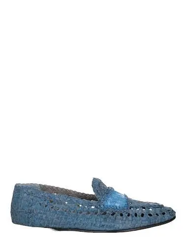 Dolce & Gabbana Loafers In Soft Leather - Blue