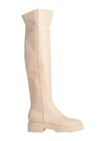 GIANVITO ROSSI Leather Over-the-knee Boots - Beige