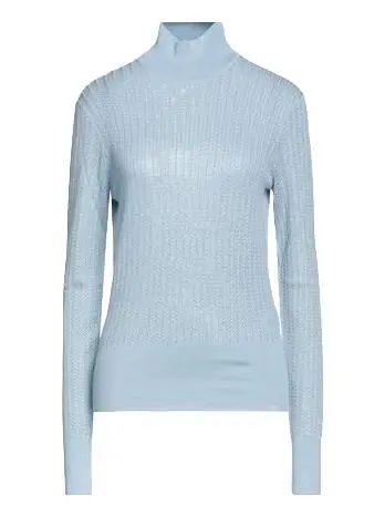 Dolce & Gabbana Sky Silk Turtleneck - Blue
