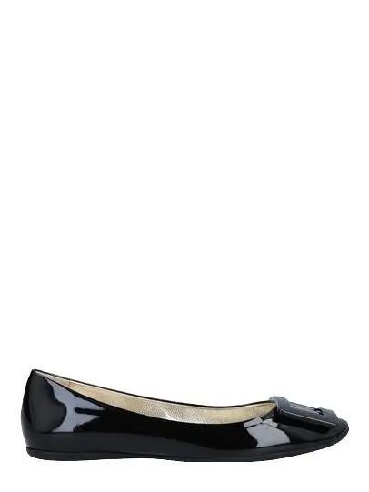 ROGER VIVIER Ballerinas In Leather - Black