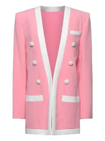 Balmain Viscose Crepe Blazer - Pink