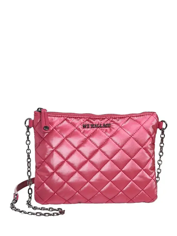 Mz Wallace Ruby Quilted Crossbody Bag - Peony Pearl