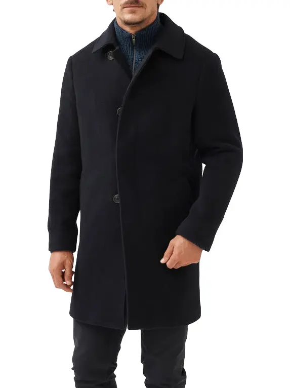 Rodd & Gunn Murchison Wool-blend Overcoat - Midnight