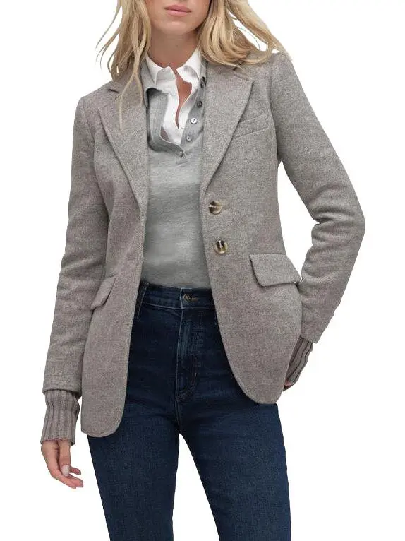 FAVORITE DAUGHTER The City Layered Blazer - Frost Gray