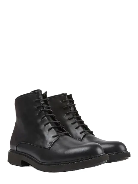 Camper Neuman Combat Boot - Black