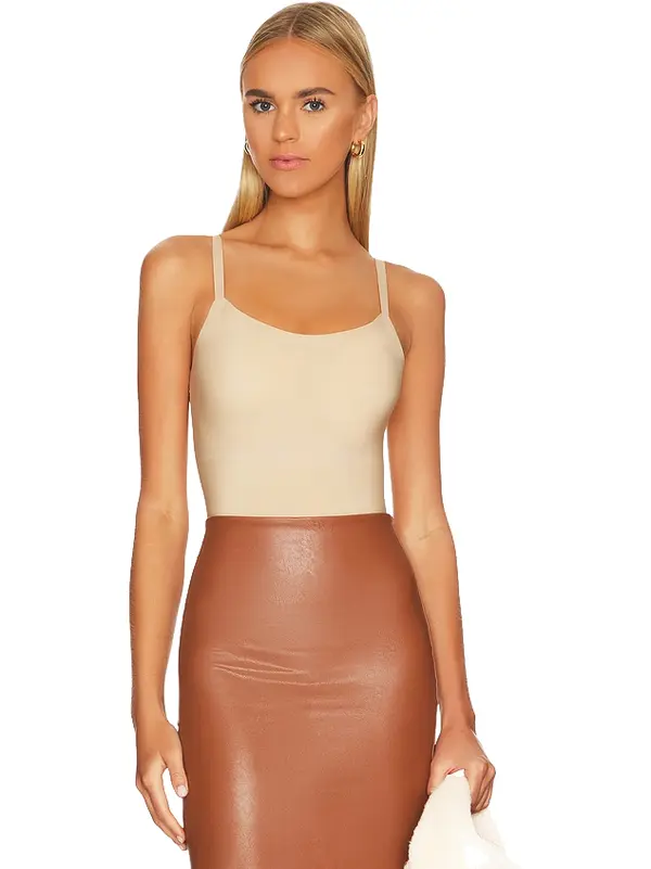 Commando Zone Smoothing Bodysuit - Beige