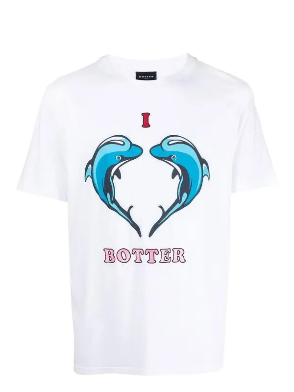 BOTTER Logo-print Organic Cotton T-shirt - White