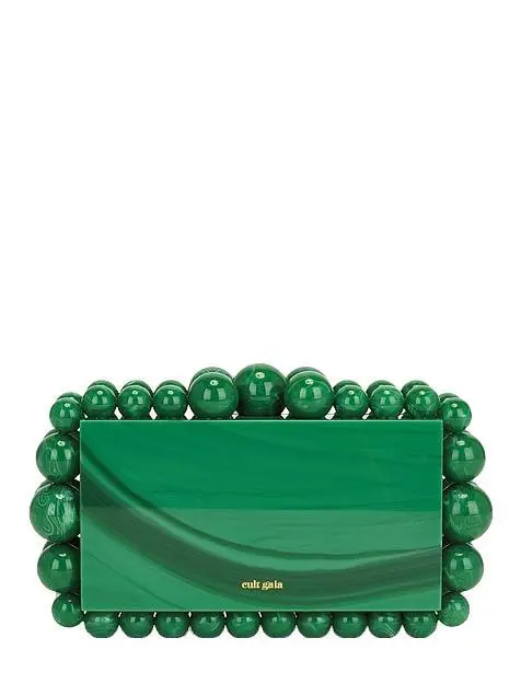 Cult Gaia Eos Clutch - Deep Basil