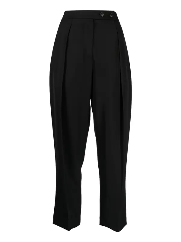 3.1 Phillip Lim High-waisted Tapered Trousers - Black
