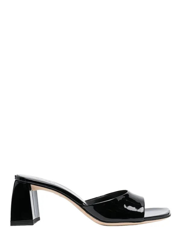 By Far 80mm Romy Sandals - Black