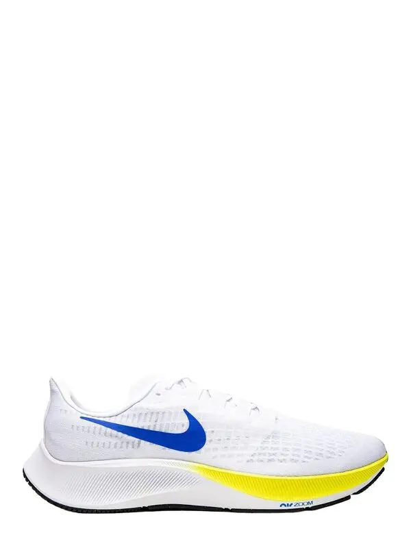 Nike Air Zoom Pegasus 37 /racer Blue/cyber Black Sneakers - White