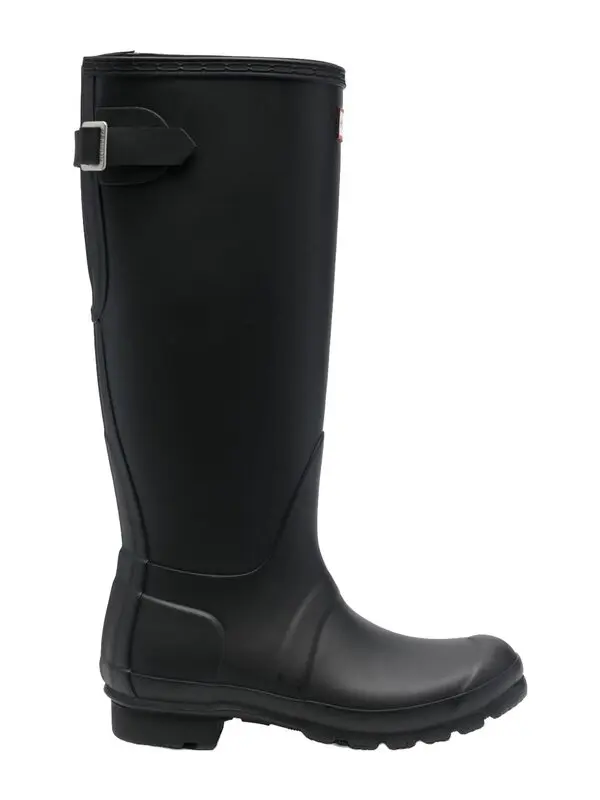 Hunter Rear Buckle-fastening Boots - Black
