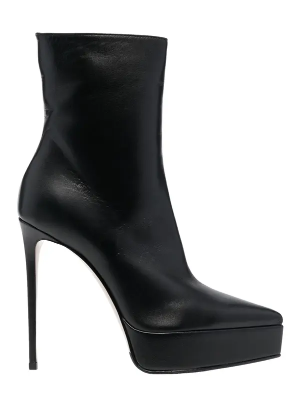 LE SILLA Uma 140mm Ankle Boots - Black
