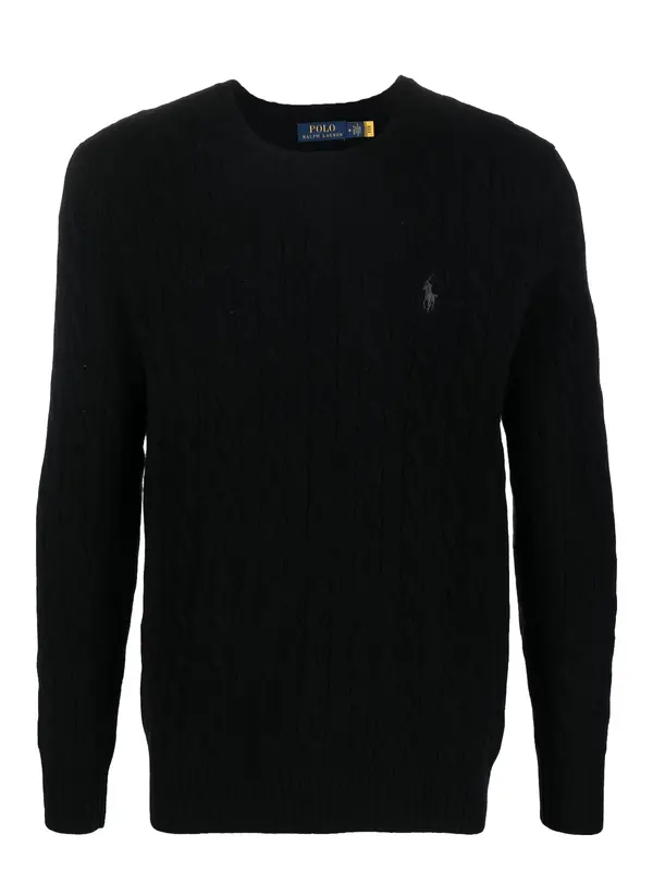 Polo Ralph Lauren Cable-knit Sweater - Black