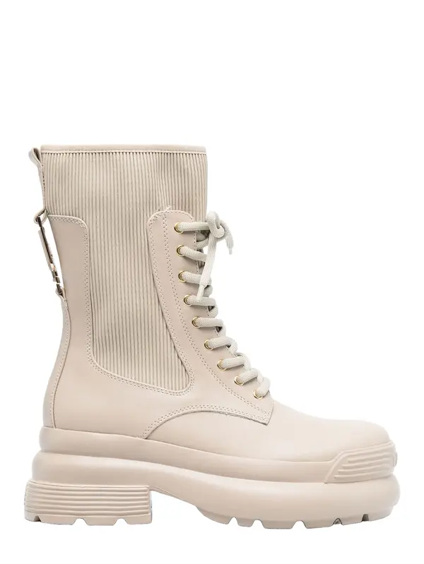 Liu Jo Amy Lace-up Ankle Boots - Neutrals