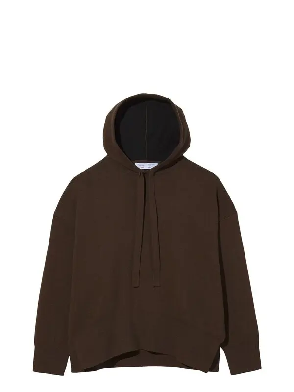 Proenza Schouler White Label Knitted Hoodie - Brown