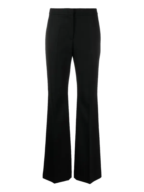 Moschino High-waisted Straight-leg Trousers - Black