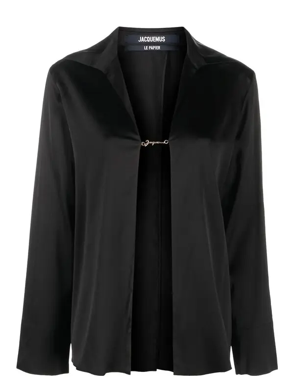 Jacquemus La Chemise Notte Shirt - Black