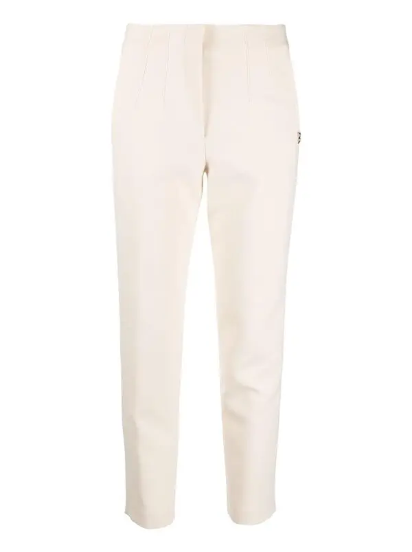 BLUGIRL Cropped Tapered Trousers - Neutrals