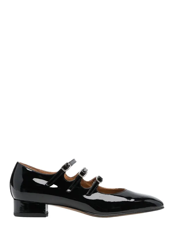 CAREL 30mm Patent Leather Pumps - Black