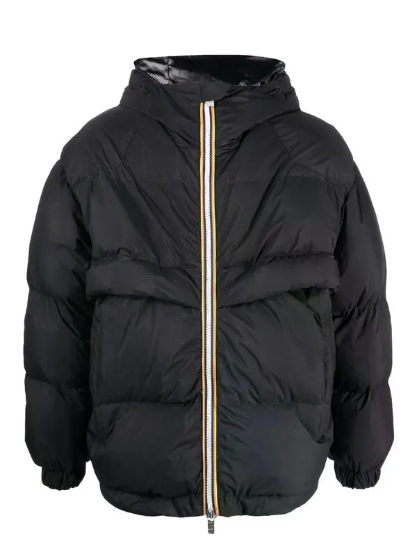 K-WAY Zip-up Padded Coat - Blue