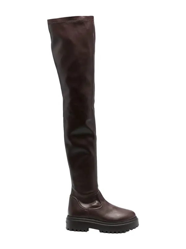 LE SILLA Ranger Thigh-high Boots - Brown