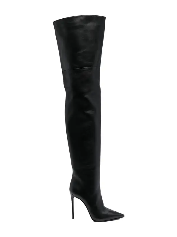 LE SILLA Eva Thigh-high Stiletto Boots - Black