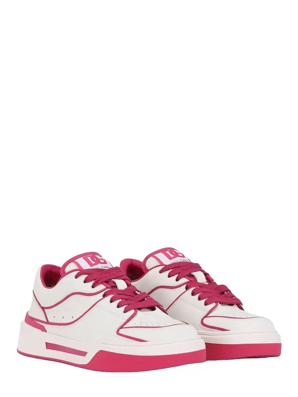 Dolce & Gabbana Roma Leather Sneakers - White