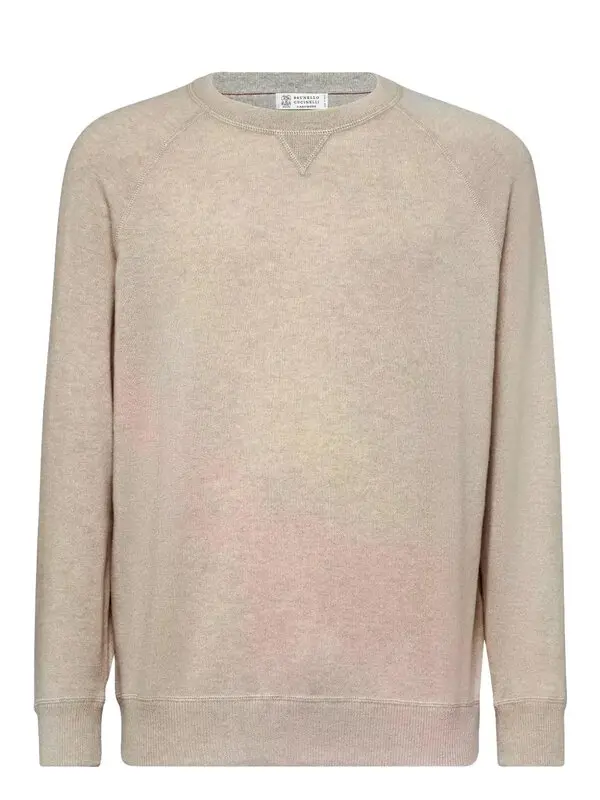 Brunello Cucinelli Round-neck Knit Jumper - Neutrals