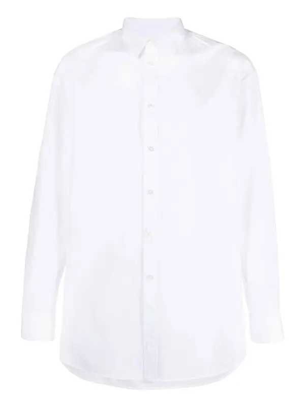 JIL SANDER Long-sleeve Cotton Shirt - White