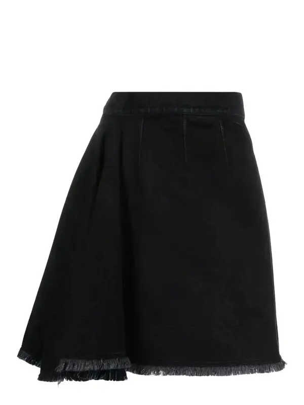 Alexander McQueen High-waisted A-line Skirt - Black