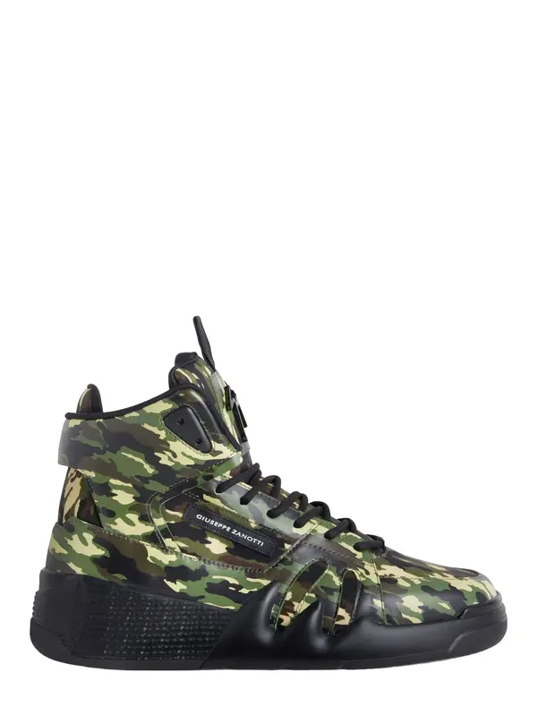 GIUSEPPE ZANOTTI Talon High-top Sneakers - Green