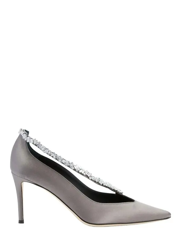 GIUSEPPE ZANOTTI Filipa Crystal-embellished Pumps - Grey