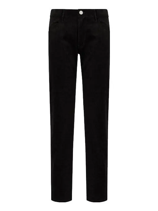 Giorgio Armani Regular-fit Five-pocket Trousers - Black