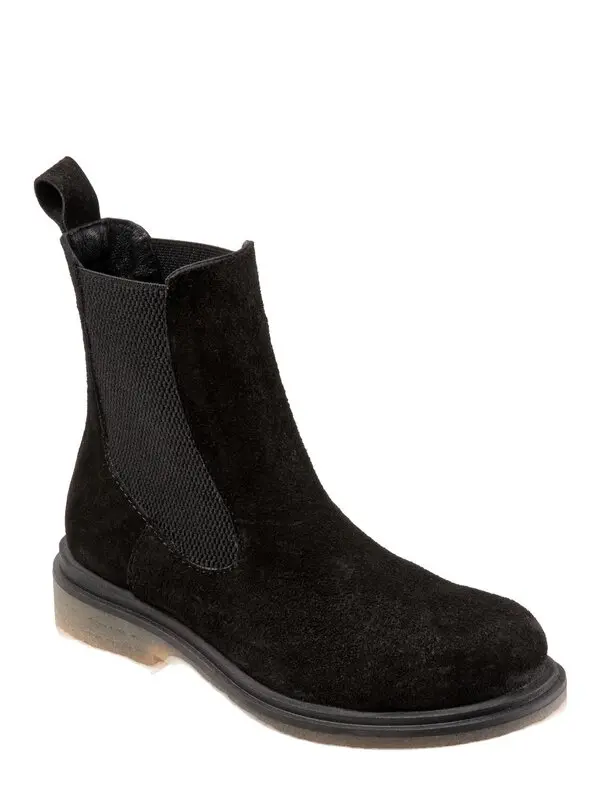 BUENO Wanda Chelsea Boot - Black Suede