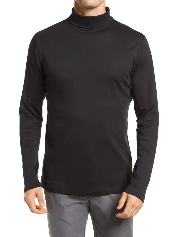 Robert Barakett Georgia Cotton Turtleneck - Black