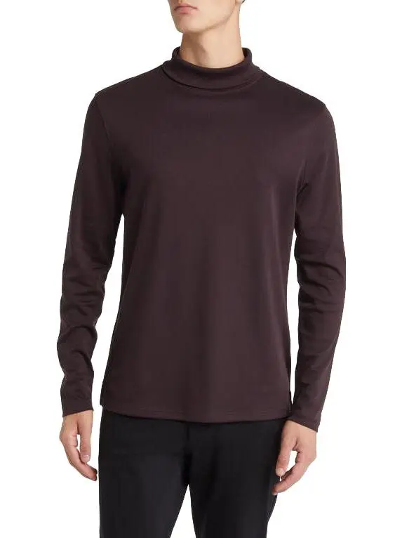 Robert Barakett Georgia Cotton Turtleneck - Port