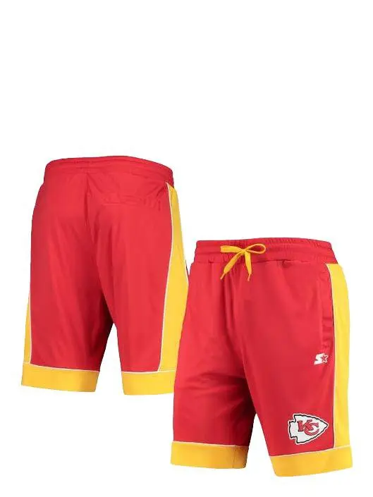 STARTER Kansas City Chiefs Fan Favorite Fashion Shorts - Red