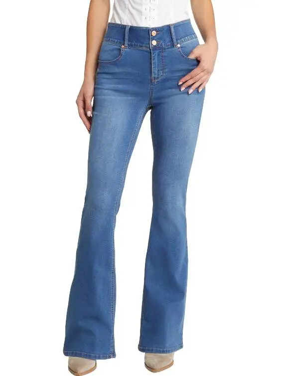 1822 Denim Fit & Lift High-waist Flare Jeans - Elsie