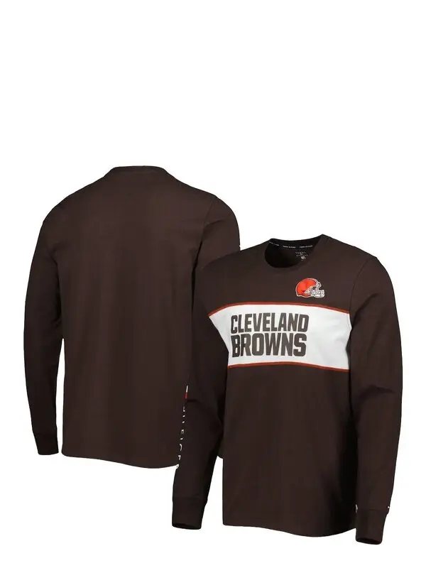 Tommy Hilfiger Cleveland S Peter Team Long Sleeve T-shirt - Brown
