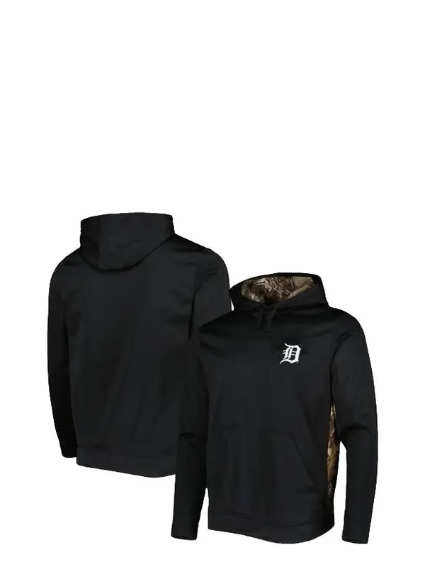 DUNBROOKE Camo Detroit Tigers Ranger Pullover Hoodie - Black