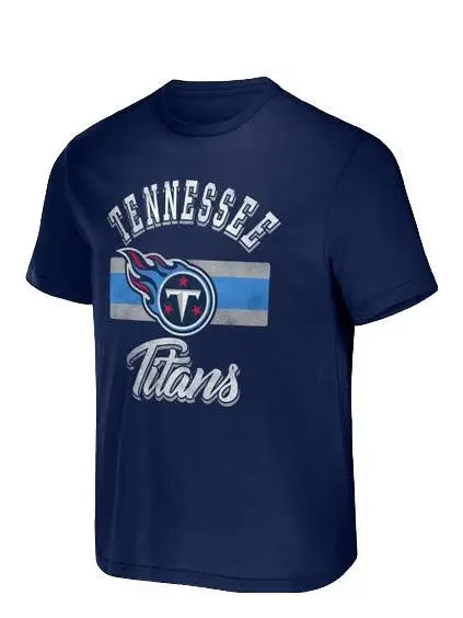 NFL X DARIUS RUCKER Collection Fanatics Tennessee Titans Stripe T-shirt - Navy