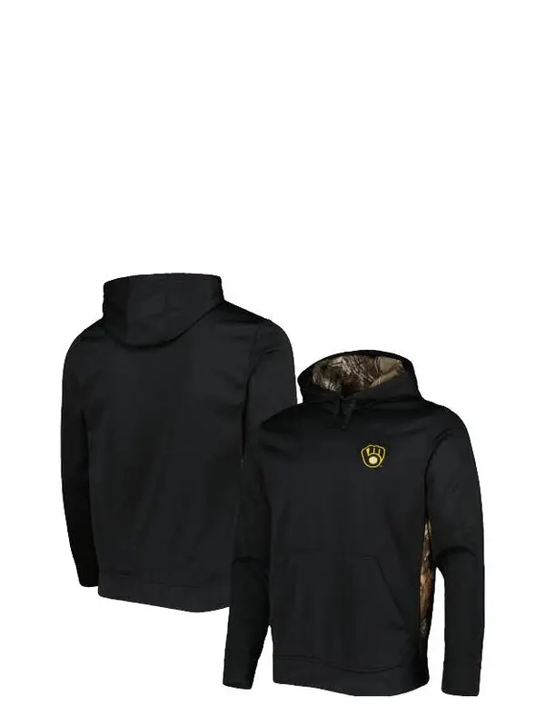DUNBROOKE Milwaukee Brewers Ranger Pullover Hoodie - Black